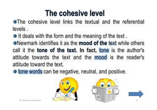 Levels of translating, presented by dr. shadia yousef banjar | PDF