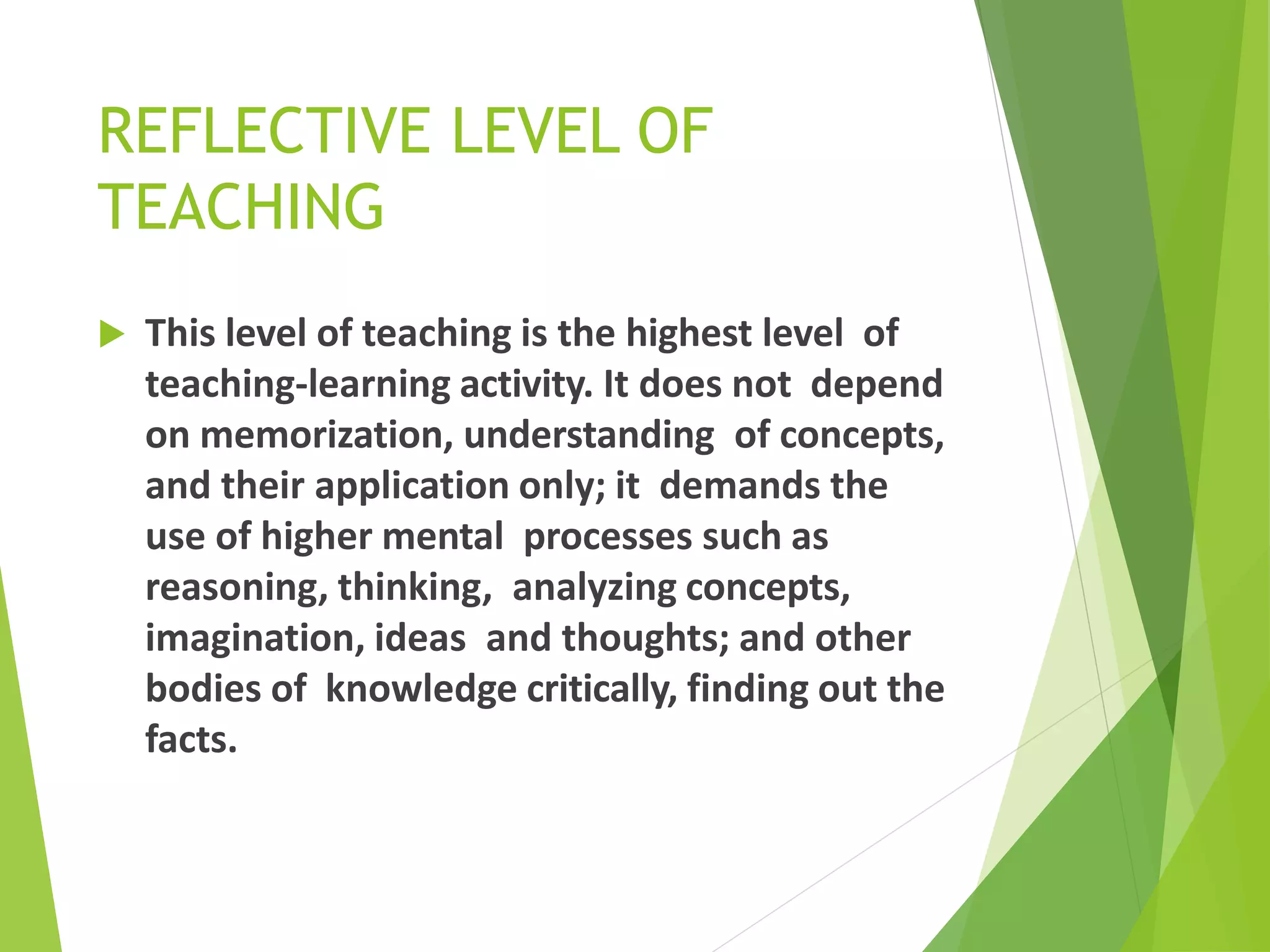 LEVELS & PHASES OF TEACHING.pptx
