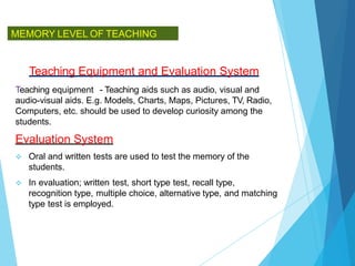 LEVELS & PHASES OF TEACHING.pptx
