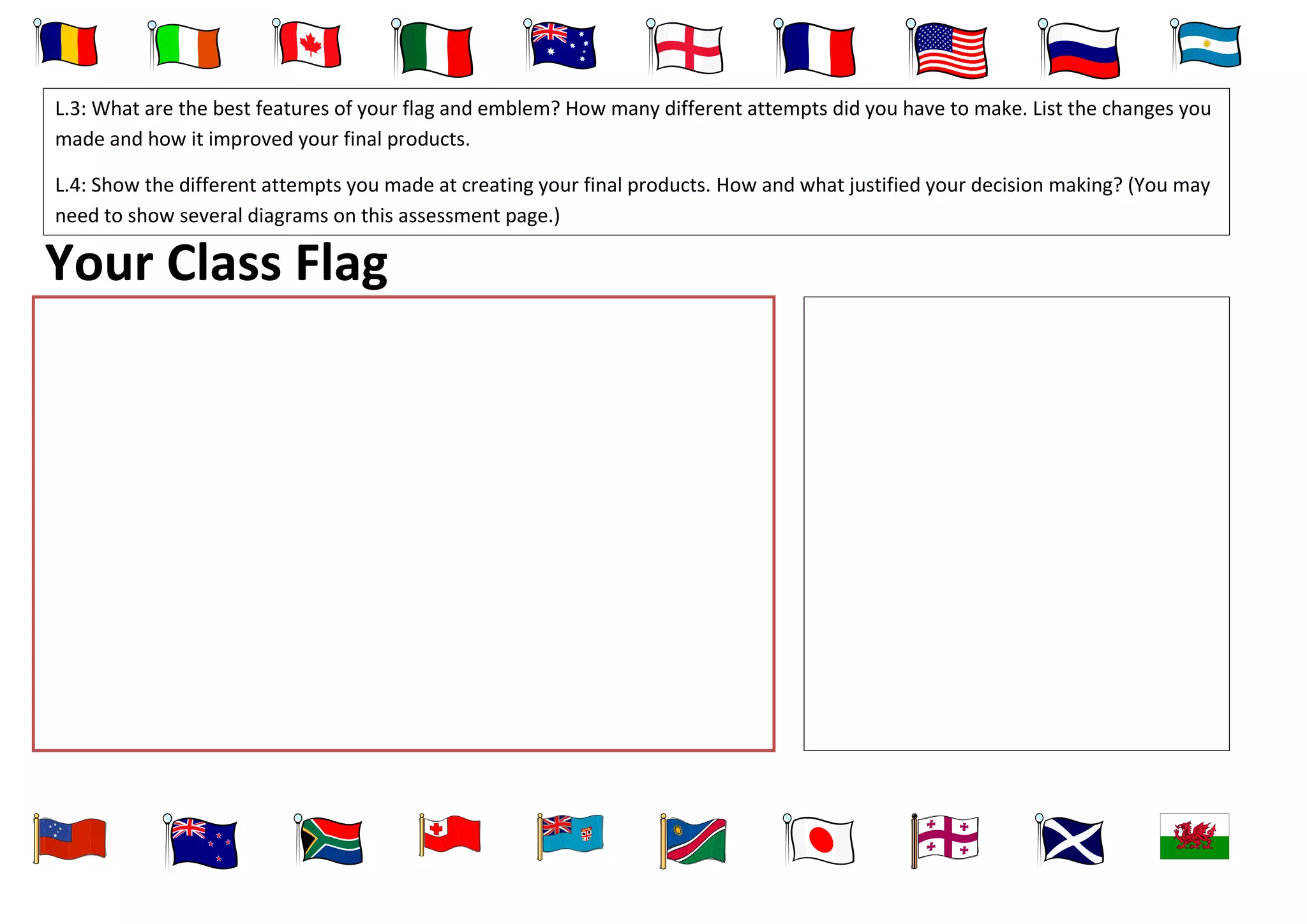 Level three and four flag assessment | DOCX