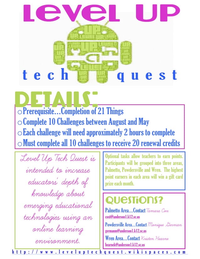 Level Up Tech Quest Flyer | PDF