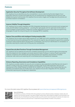 Level Up Web App Security: Start Your Free Trial of HCL AppScan Source | PDF