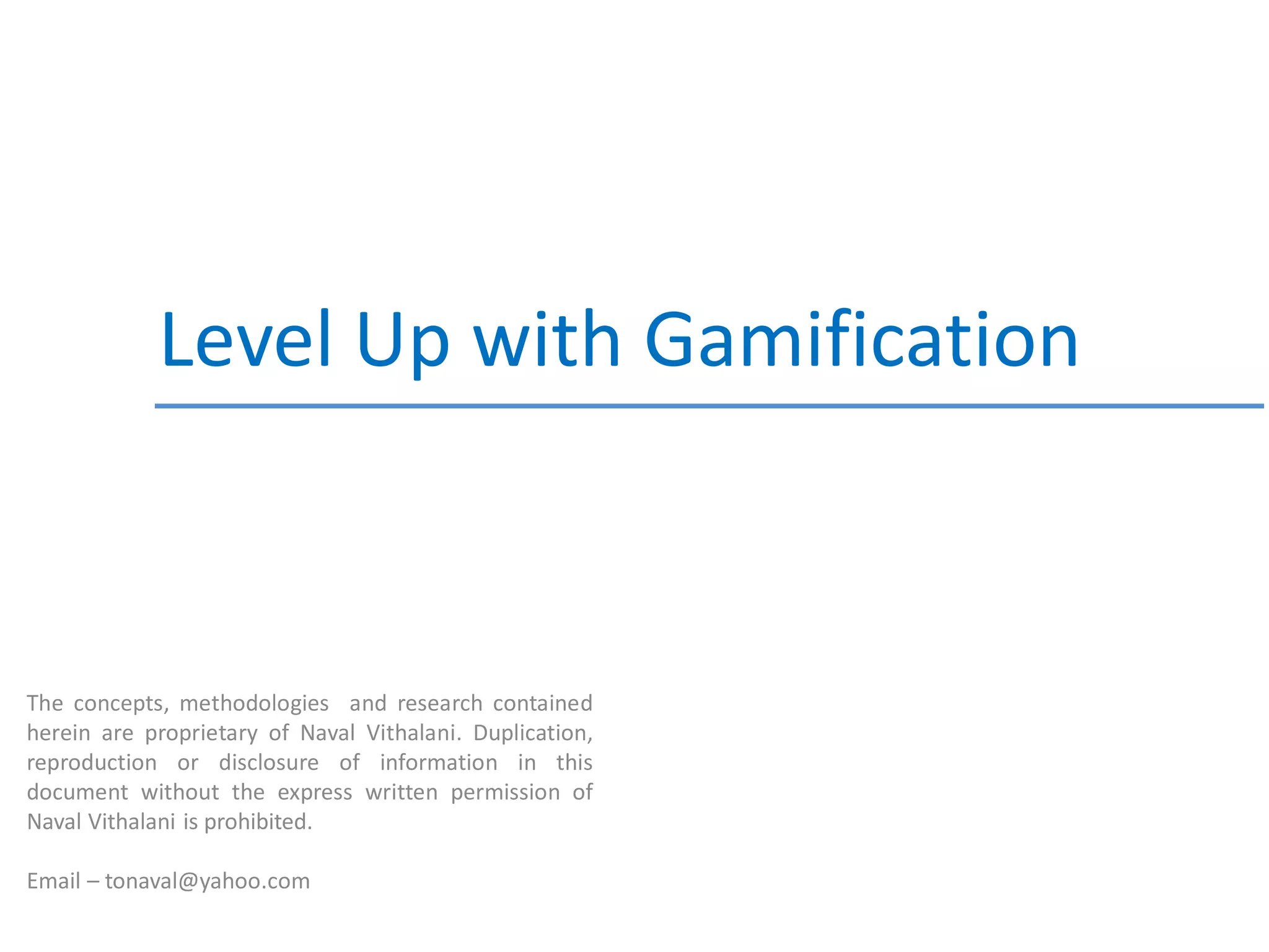 Level up with Gamification | PPT
