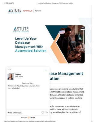 Level Up Your Database Management With Automated Solution.pdf
