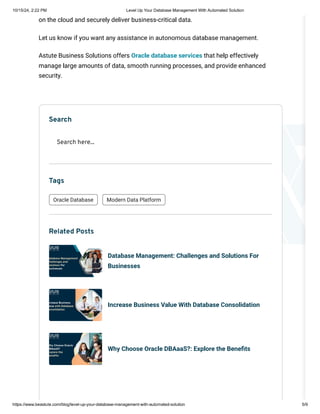 Level Up Your Database Management With Automated Solution.pdf