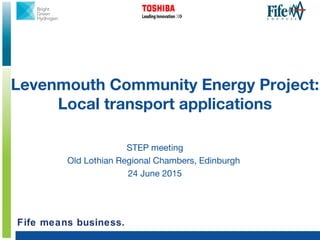 Levenmouth Community Energy Project - Iain Todd | PPT