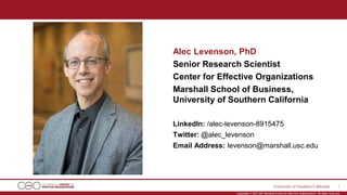 Alec Levenson: Future Proofing People Analytics | PDF