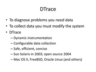 Understanding Performance with DTrace | PPT