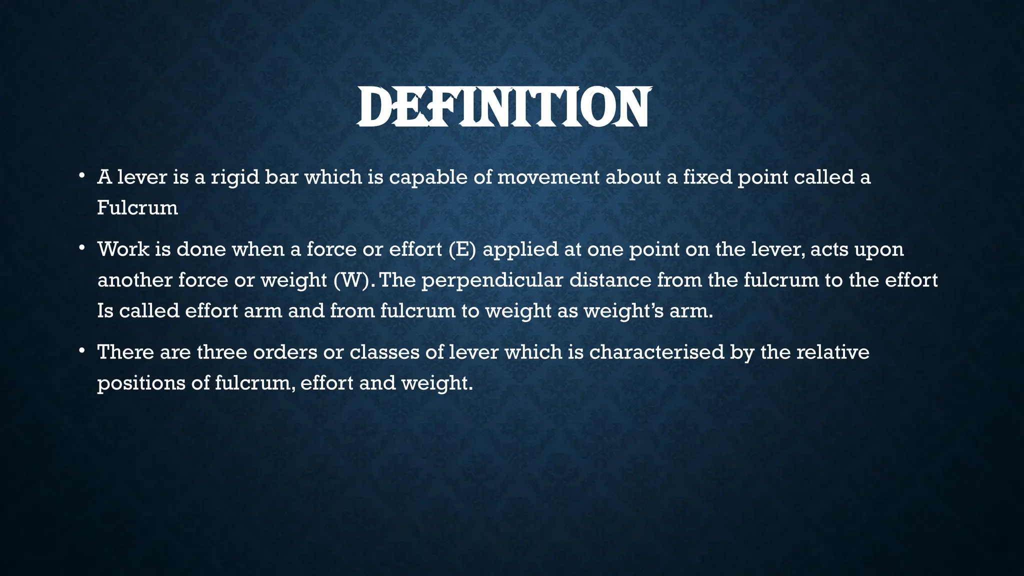 THE BIOMECHANICS & KINESIOLOGY OF THE LEVER.pptx