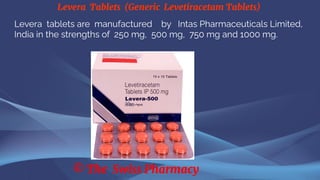 Levera Tablets by Intas (Generic Levetiracetam Tablets) | PDF