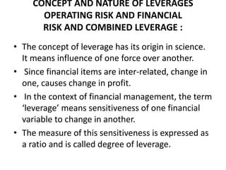 Leverage #Financial_Management | PPTX