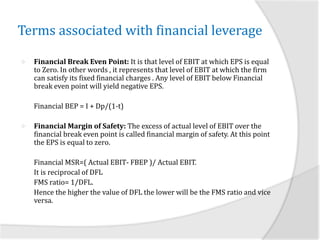Leverage | PPTX | Stocks and Bonds | Personal Investing