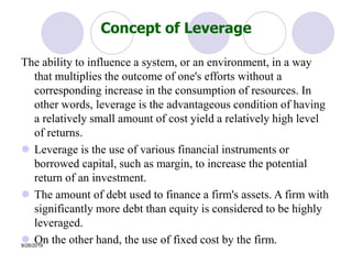 Leverage | PPT
