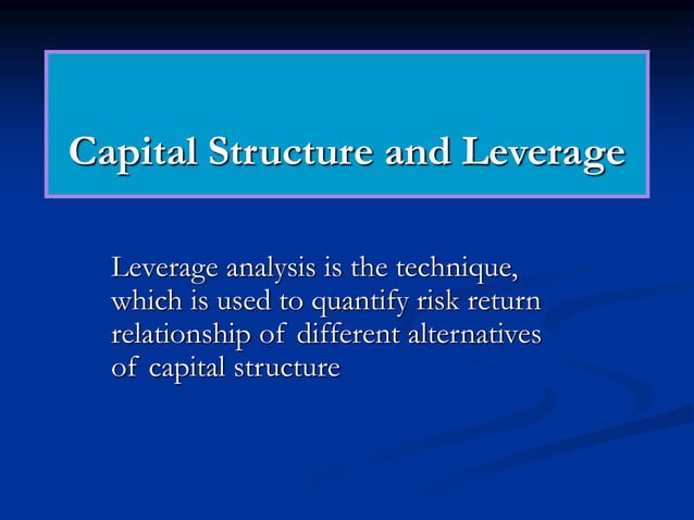 LEVERAGE-PPT.ppt