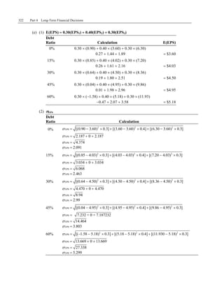 leverage chapter problem solution | PDF