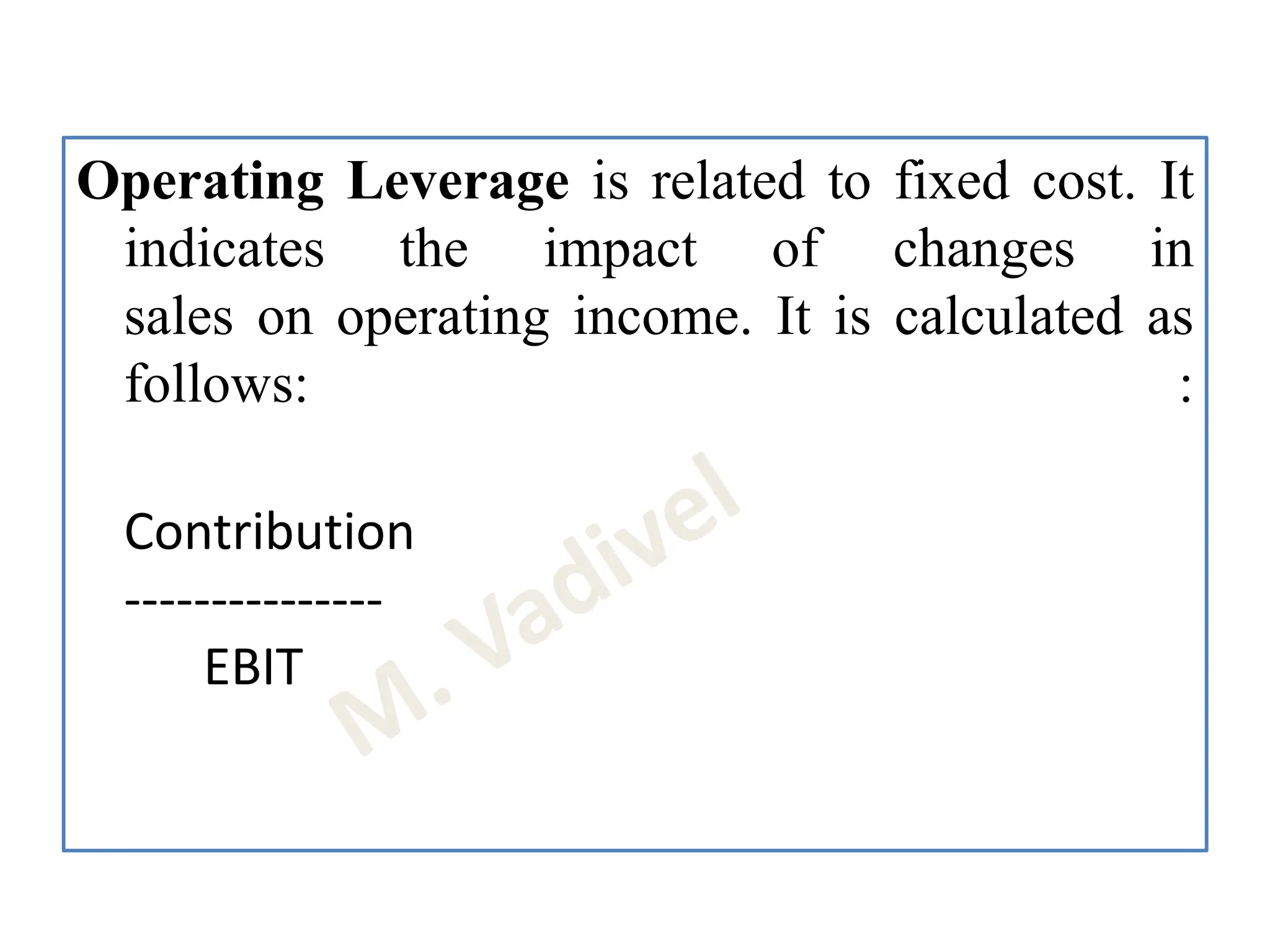 Analysis of Leverage and its types of leverage analysis. | PPTX