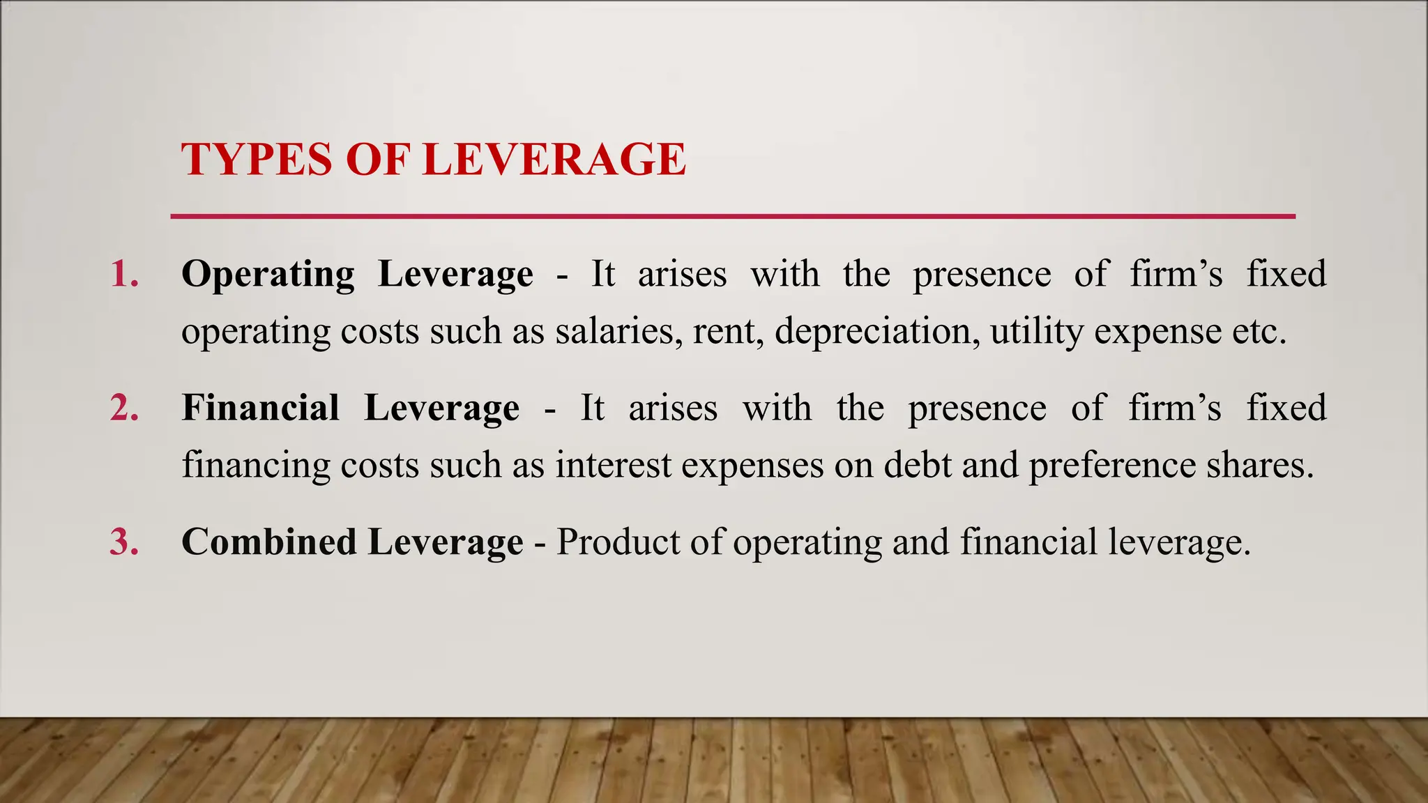 Capital structure -leverage analysis.ppt