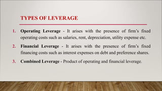 Capital structure -leverage analysis.ppt