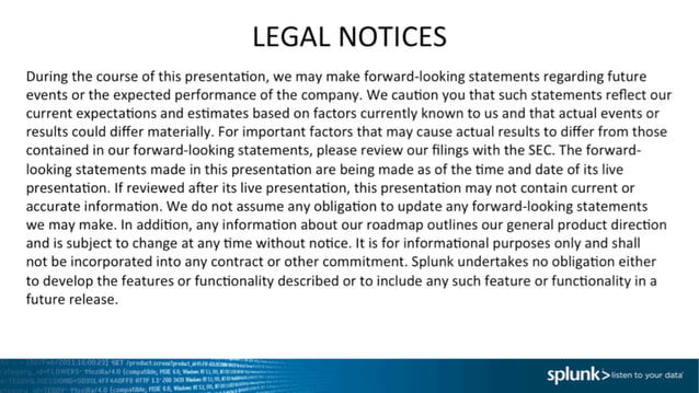 Leverage machine learning using splunk user behavioral analytics | PPT