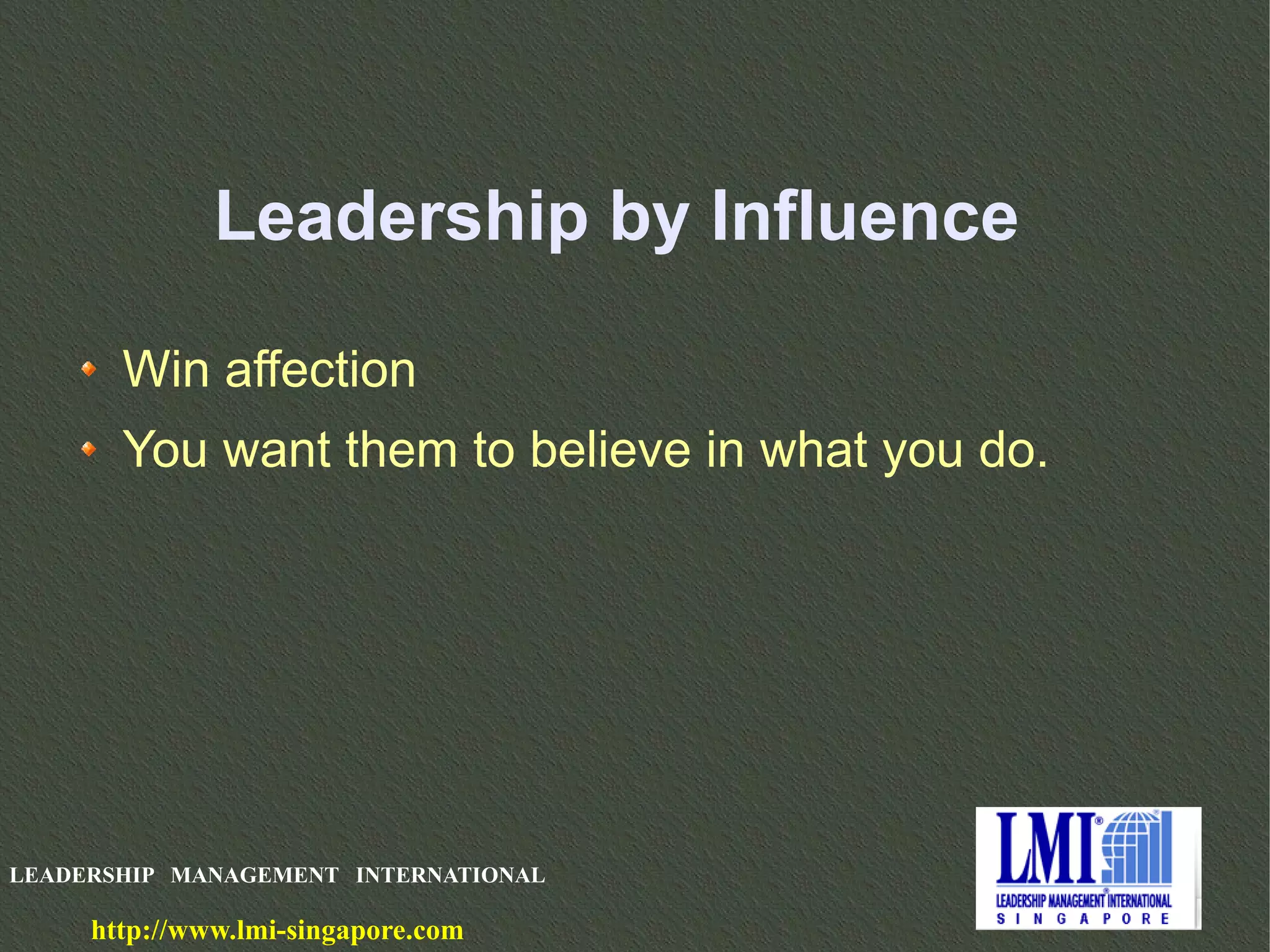 Leverage on your power to influence | PDF | Business and Finance