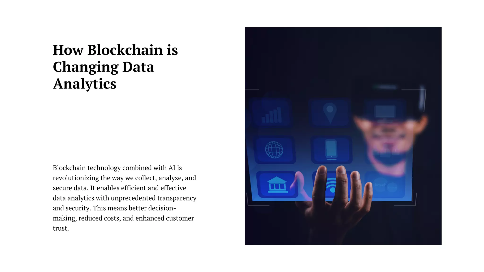 How Ai And Blockchain Are Making Data Analytics More Efficient And Effective Ppt Free Download