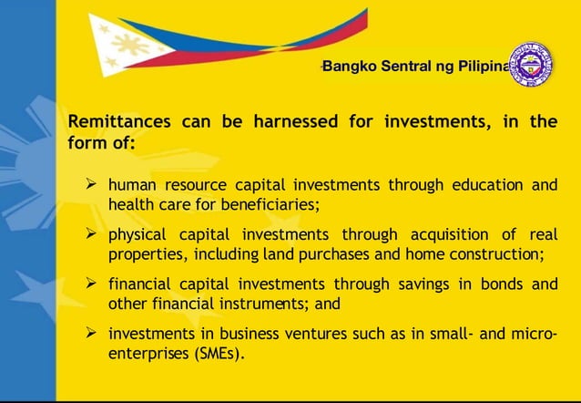 Leveraging Remittances for Development | PPT