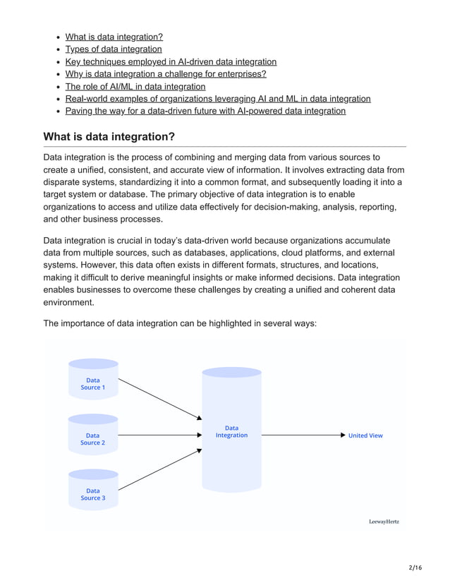 Leveraging AI and ML for efficient data integration.pdf