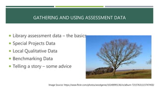 Leveraging and interpreting library assessment data 4 17 2016 | PPTX