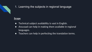 Leveraging Anuvaad (Document Digitization & Translation) in Education ...