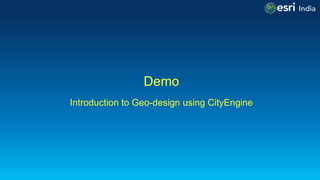 Leveraging ArcGIS Platform & CityEngine for GIS based Master Plans | PDF