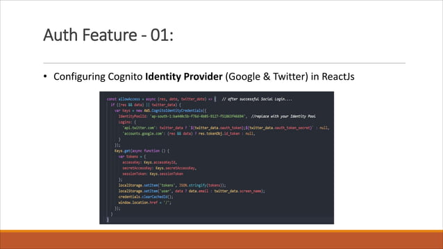 Leveraging AWS Cognito Identity Pool | PPT