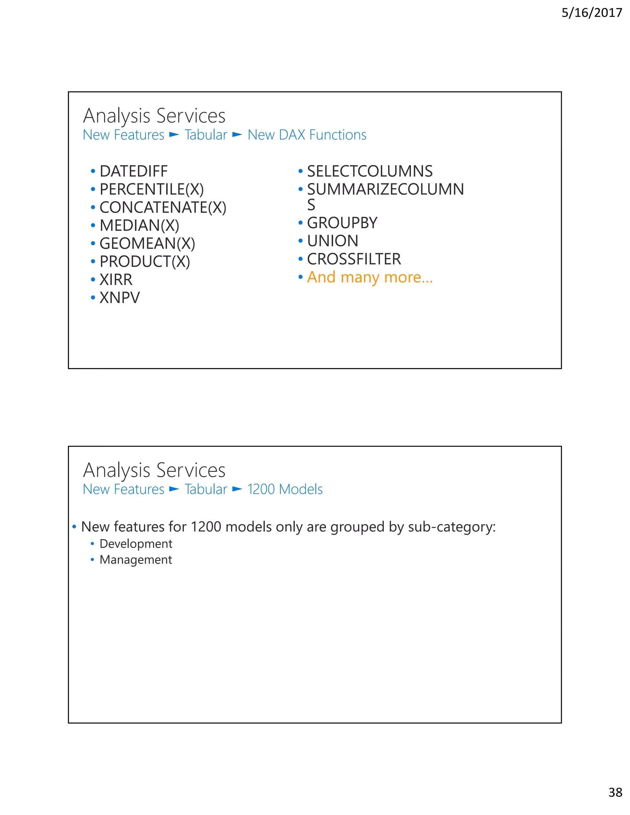 Leveraging Azure Analysis Services Tabular Data Models with Power BI by Tim McAliley | PDF