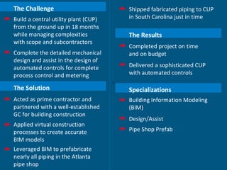 Central Utility Plant Design and Construction | PPT