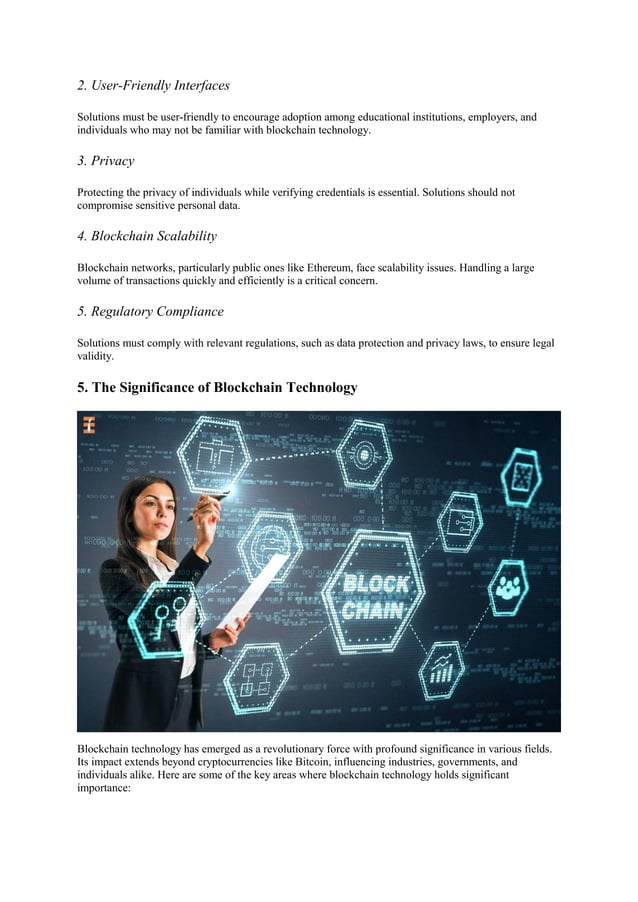 5 Methods Of Blockchain Technology To Authenticate Academic Credentials And Combat Fraud ...