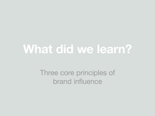 Leveraging brand influence | PDF