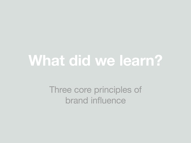 Leveraging brand influence | PDF