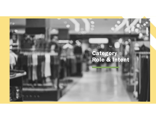 Leveraging Category Role and Intent | PPT