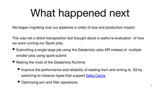 Leveraging Databricks for Spark pipelines | PPT