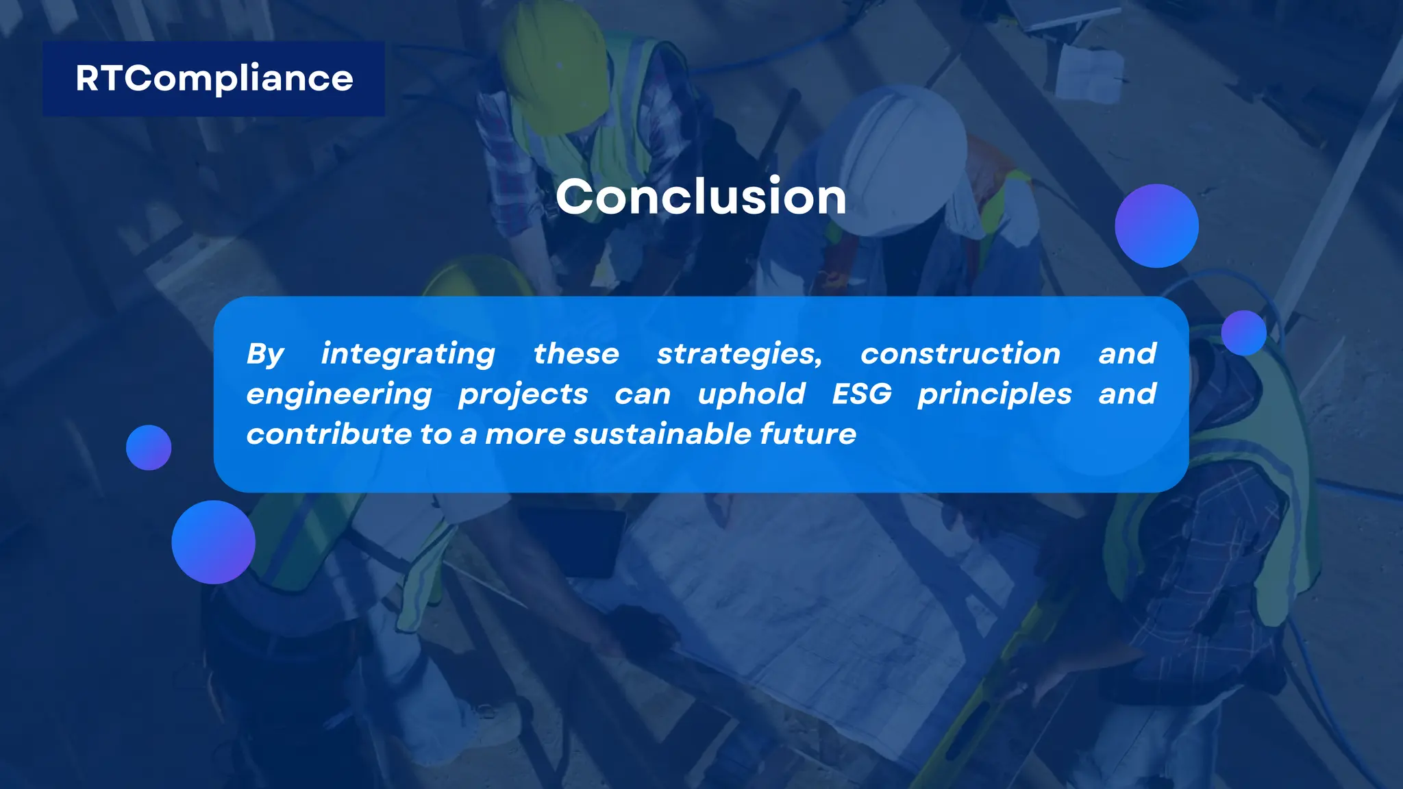 Leveraging ESG Principles in Construction and Engineering | PPT