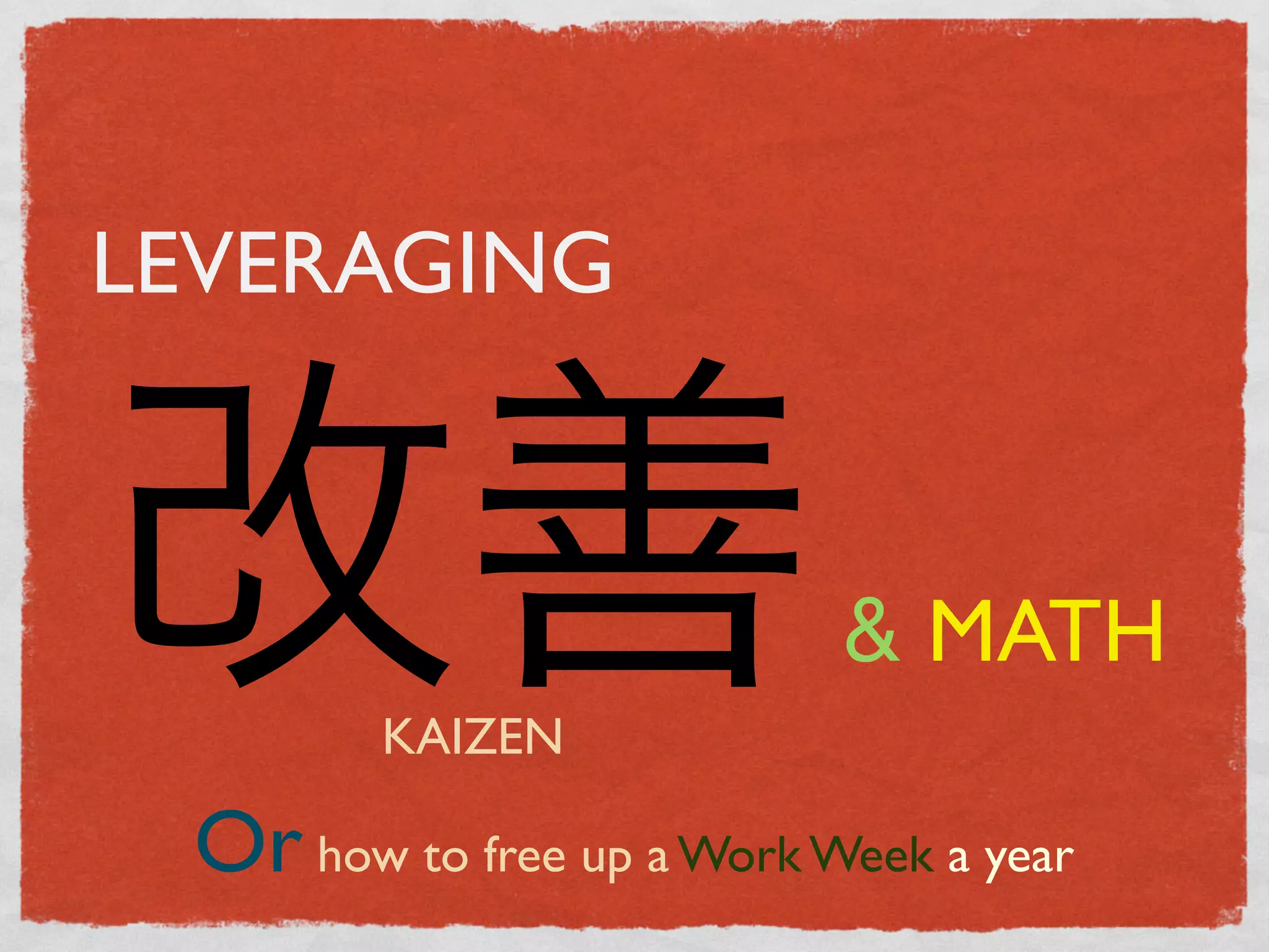 Leveraging Kaizen & Math | PDF | Education