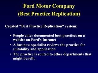 Leveraging knowledge for supply chain excellence | PPT