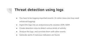 Leveraging logging for threat detection.pptx