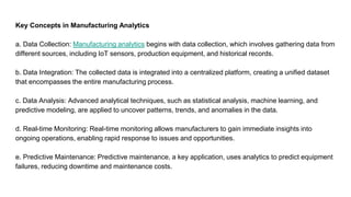Leveraging Manufacturing Analytics for Operational Excellence | PPTX