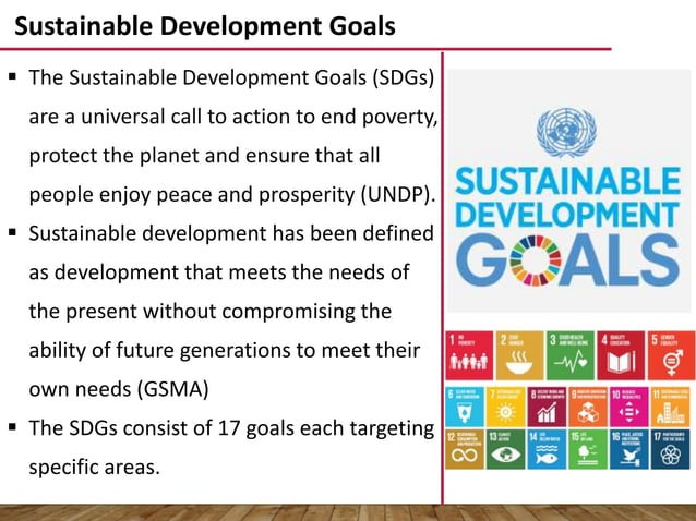 Leveraging Mobile to Achieve SDGs Targets | PPT