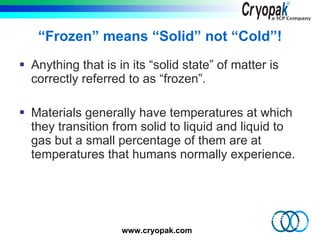 Leveraging New Refrigerant Technologies: Phase Change Materials in Cold ...