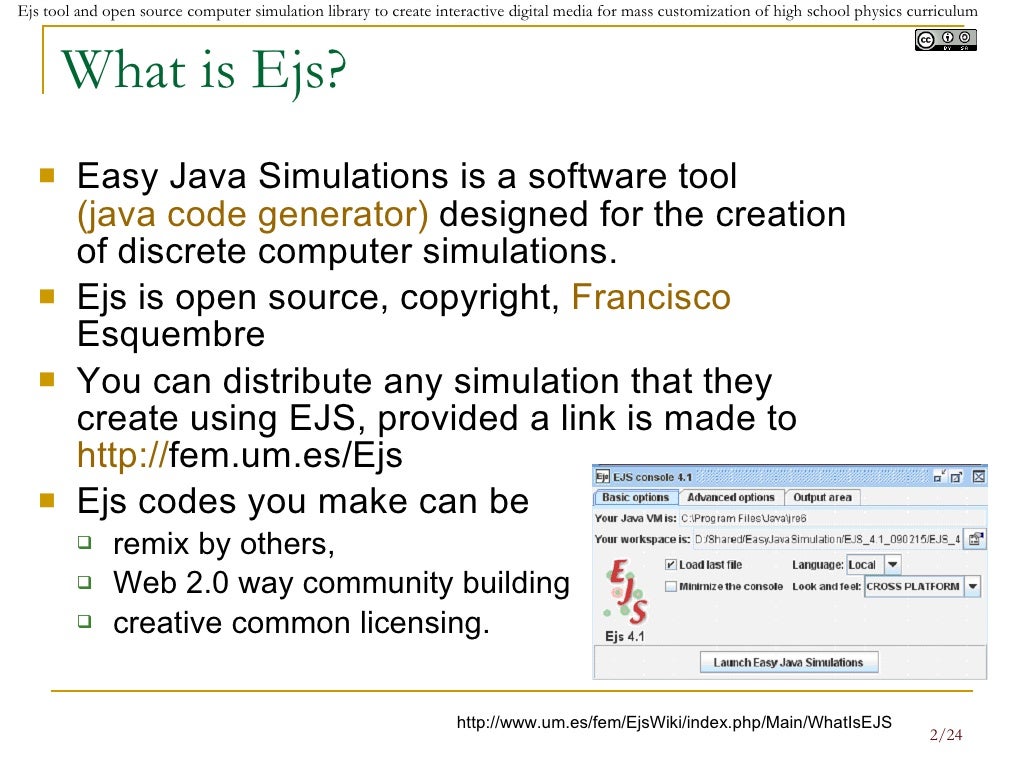 Leveraging On Easy Java Simulation Tool And Open Source Computer Simu 