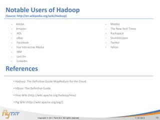 Leveraging open source for big data stack | PPT