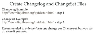 Liquibase - Open Source version control for your database | PDF