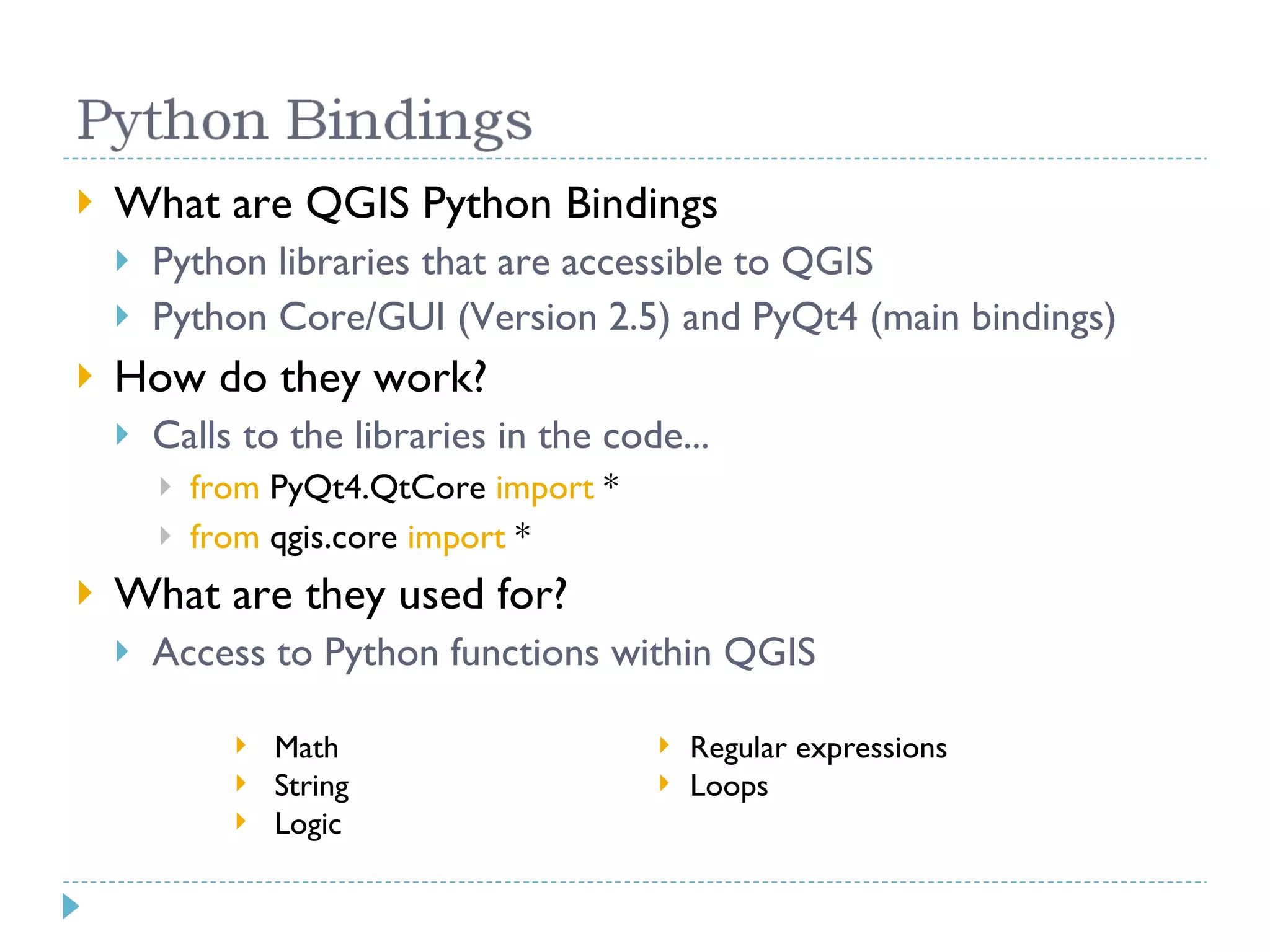 Leveraging Open Source Gis With Python A Qgis Approach Ppt Programming Languages Computing