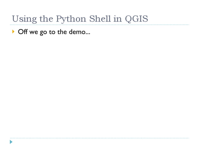 Leveraging Open Source GIS with Python: A QGIS Approach | PPT | Programming Languages | Computing